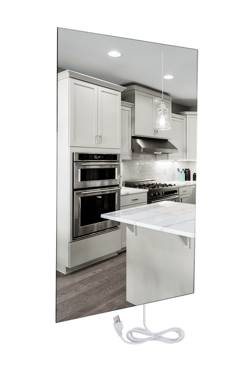 IP-EM-GLS-MIR-0600 - Ember Mirror Radiant Panel Heater - 600W - 35ʺ x ...