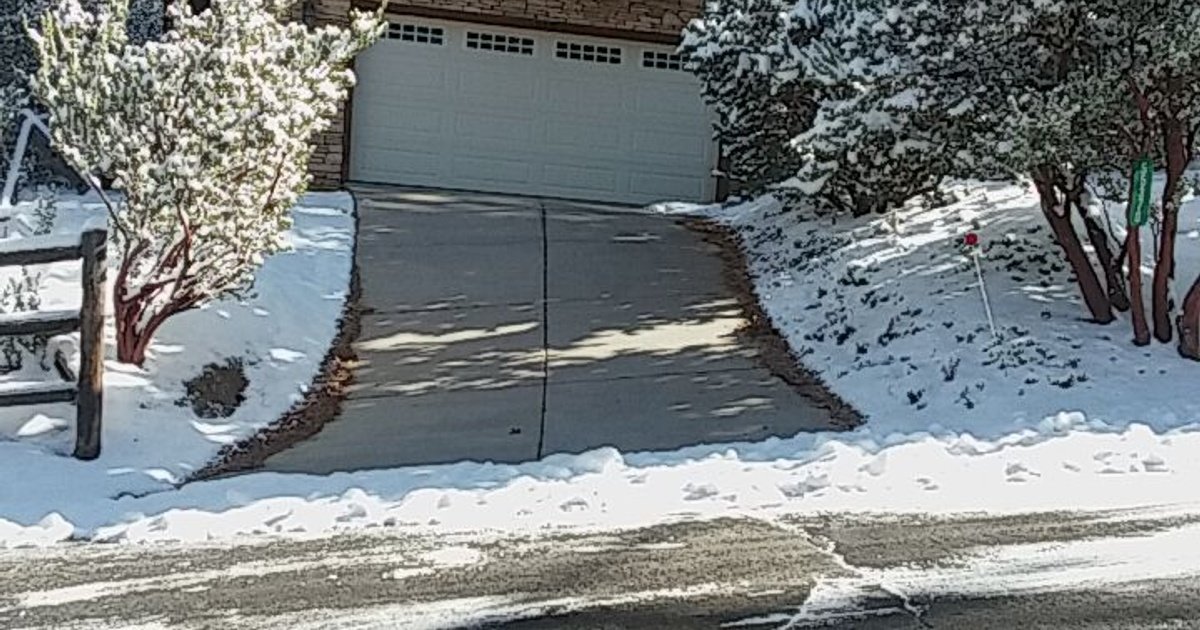 Snow-Free & Safe: A Radiant Heated Driveway Conquers Idyllwild-Pine ...