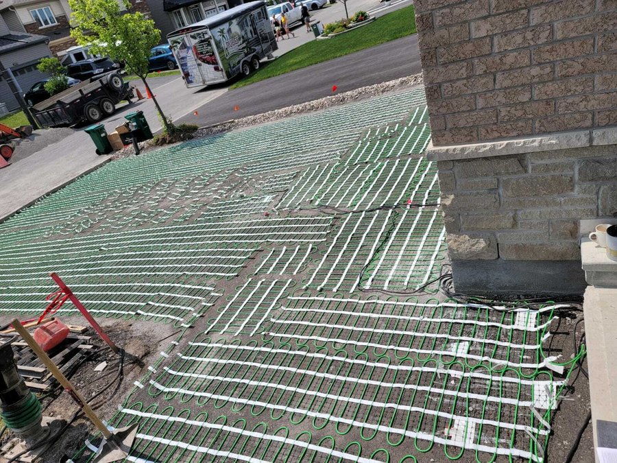 Heated Paver Driveway Showcase in Ottawa, ON. 810 sq. ft. | WarmlyYours