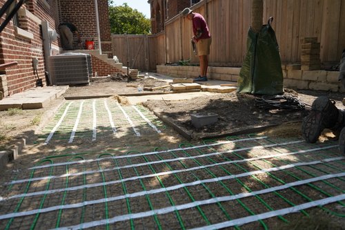 Heated Walkway, Stairs and Landing Showcase in Evanston, IL. 390 sq. ft ...