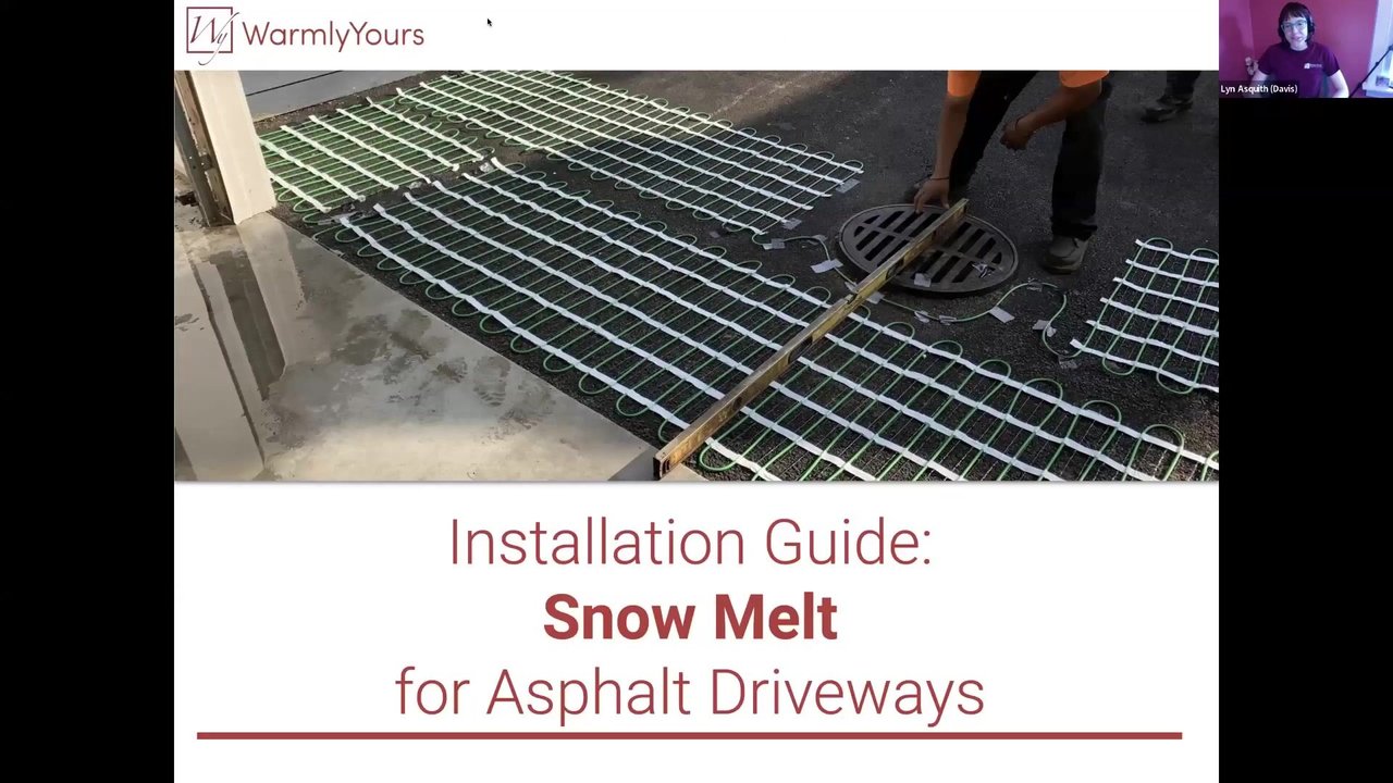 Installation Guide: Snow Melt for Asphalt Driveways | WarmlyYours