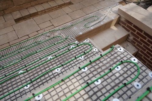 Heated Walkway, Stairs and Landing Showcase in Evanston, IL. 390 sq. ft ...