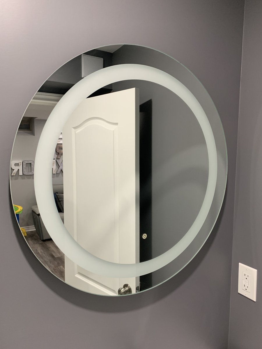 LED Mirror for Basement Bathroom Showcase in Richmond Hill, ON. 27.5 ...