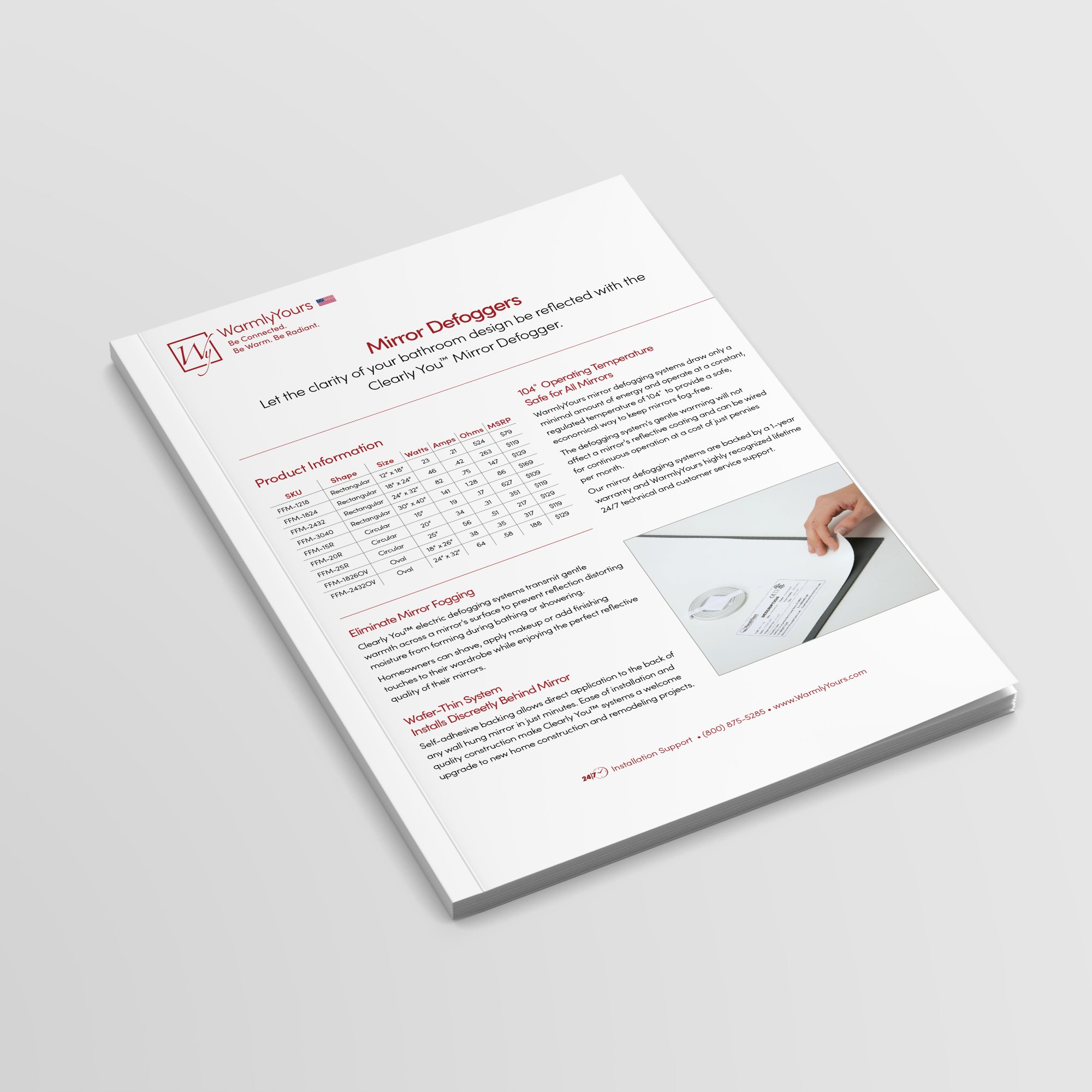 Mirror Defoggers: Get your Bathroom Mirror Defogger from WarmlyYours TODAY