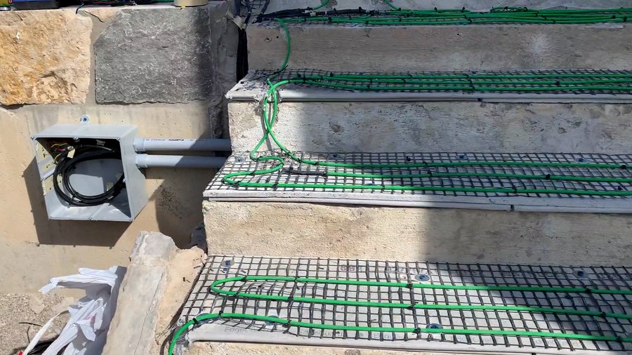 Terrace & Stairs with Snow Melting System Showcase in Moraine, OH. 578 ...