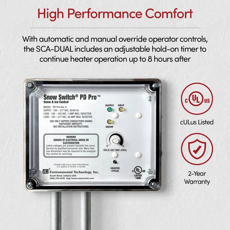 SCA-DUAL - Advanced Snow and Ice Melt Control - 100-277VAC (SCA-DUAL)