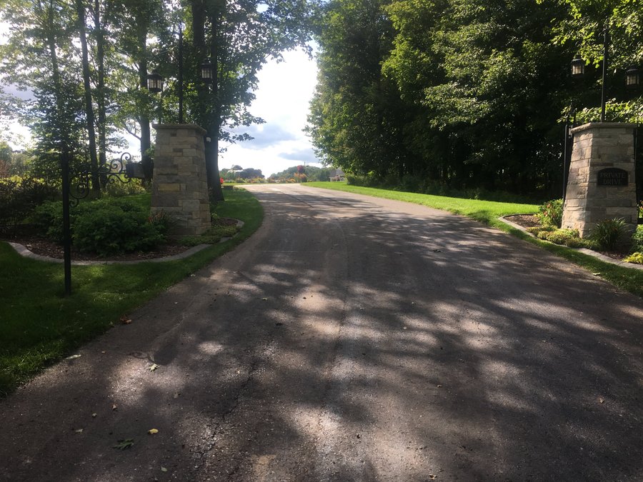 Driveway (Tire Tracks) Showcase in Merrill, WI. 400 sq.ft. | WarmlyYours