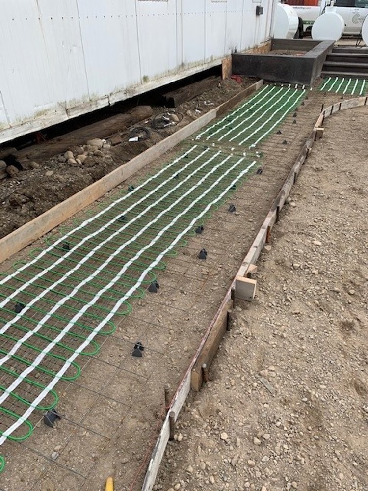 Heated Concrete Walkway Showcase in Elmira, ON. 607 sq. ft. | WarmlyYours