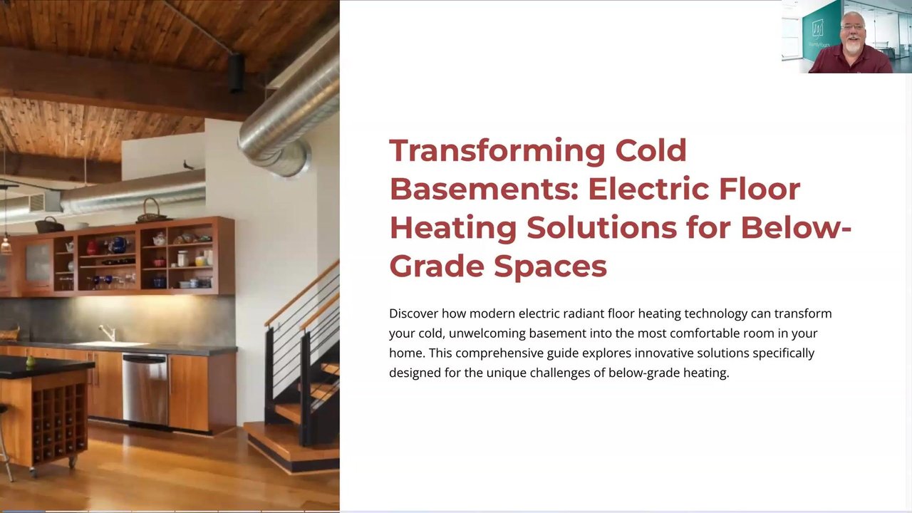 Video: Transform Your Cold Basement with Radiant Floor Heating ...