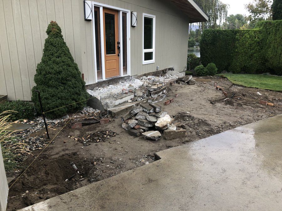 Heated Walkway & Stairs with Snow Melt Cable in Concrete Showcase in ...