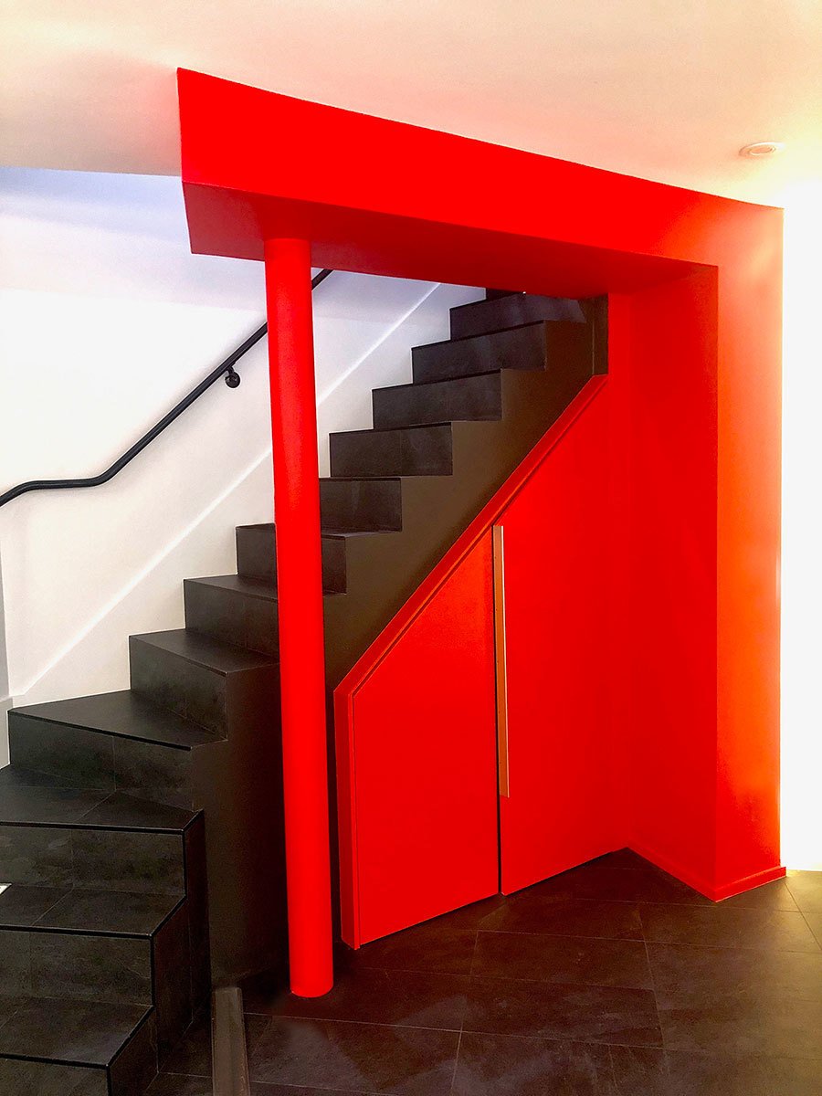 Modern Basement Showcase in Washington, DC. 210 sq.ft.